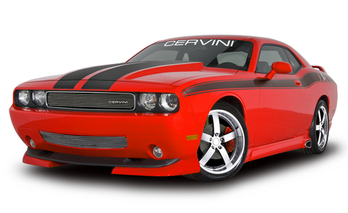 Cervinis Fiberglass Cowl Style Hood 08-23 Dodge Challenger Fiberglass ...