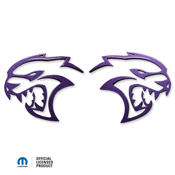 ABD Steel Custom Painted HellCat Cutout Emblem ABD Steel Custom Painted ...