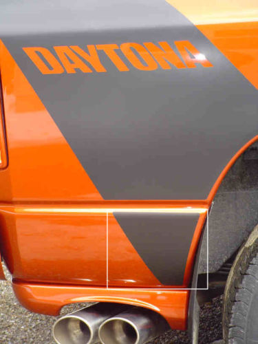 Daytona Custom Limited Edition Hood Scoop Decal Kit Daytona Hood Scoop ...