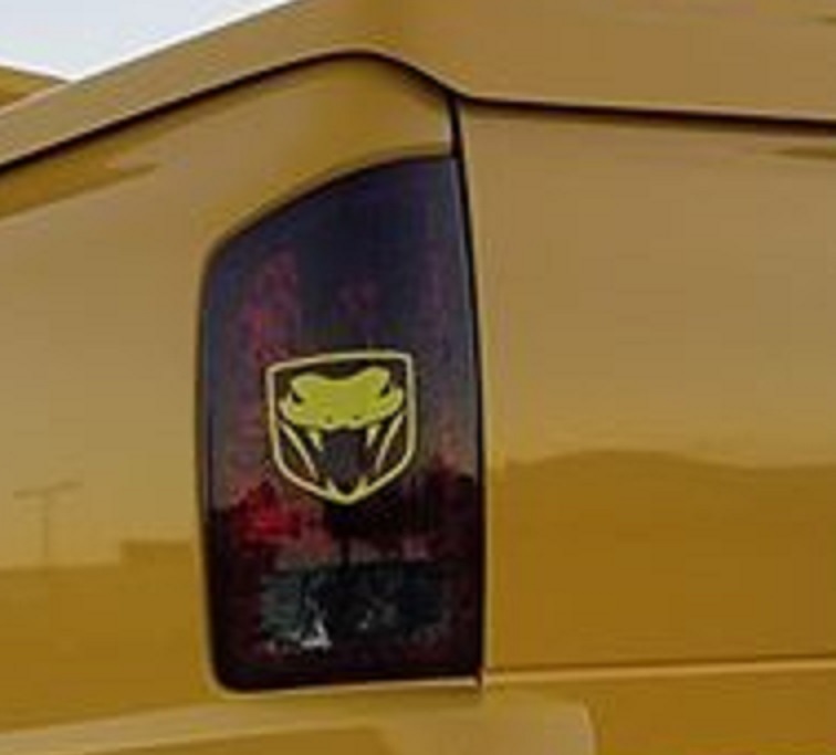 Viper Logo Custom Tail Light Decal Kit Dodge Ram SRT-10 Viper Logo ...