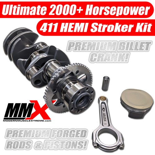 2000 HP HEMI 411 Stroker Kit 15+ Dodge, Jeep, Chrysler [MMP-411-2K ...