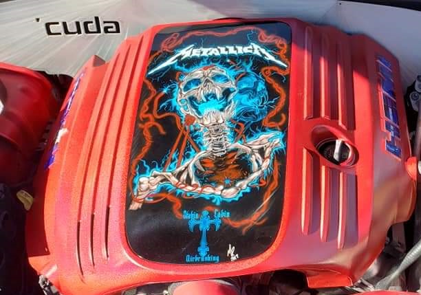 Custom Show Engine Cover Insert 5.7L Hemi Custom Show Engine Cover ...